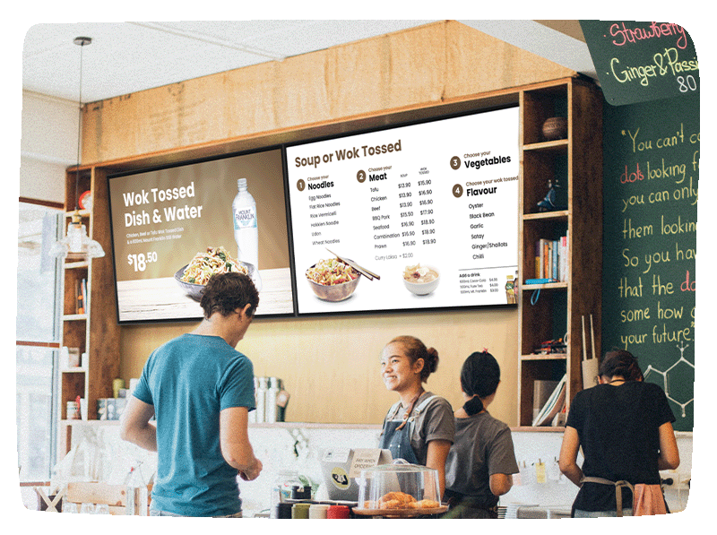 Drive-Thru Digital Signage and Digital Menu Board Solutions